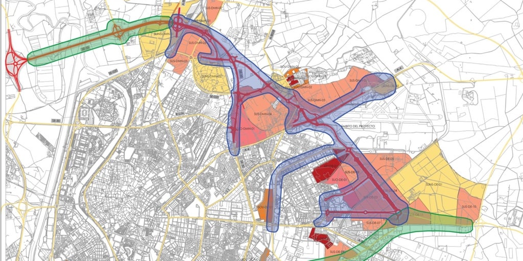 Sevilla recupera el proyecto de la SE-35 tras una década de bloqueo