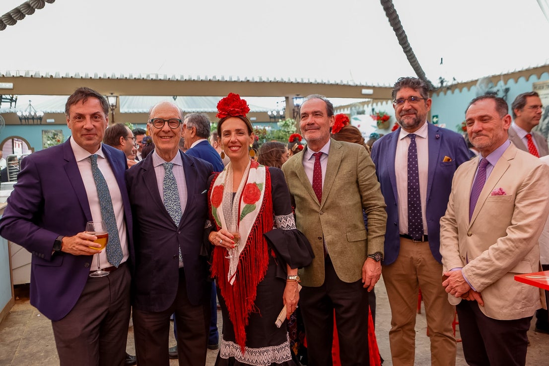 En imágenes las recepciones del jueves de la Feria de Sevilla 2026