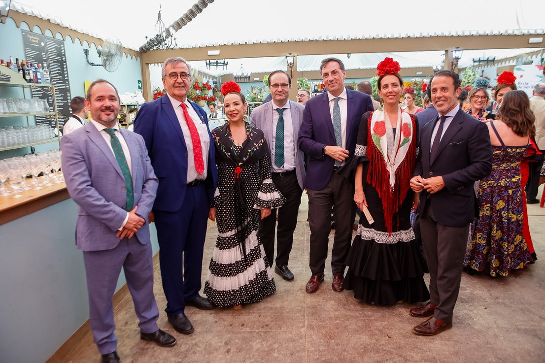En imágenes las recepciones del jueves de la Feria de Sevilla 2026