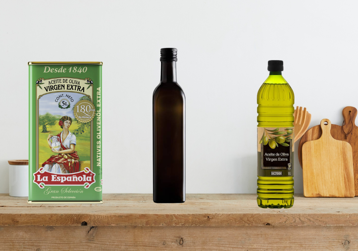 Qué botella es mejor para guardar el aceite de oliva: plástico, vidrio ...