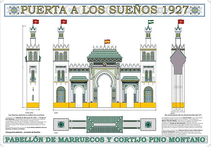 Así será la portada de la Feria de Abril de Sevilla 2027