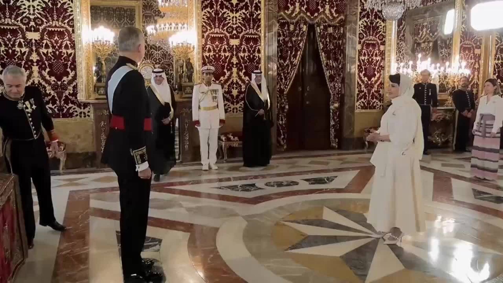 Felipe VI recibe las credenciales de la nueva embajadora de Arabia ...