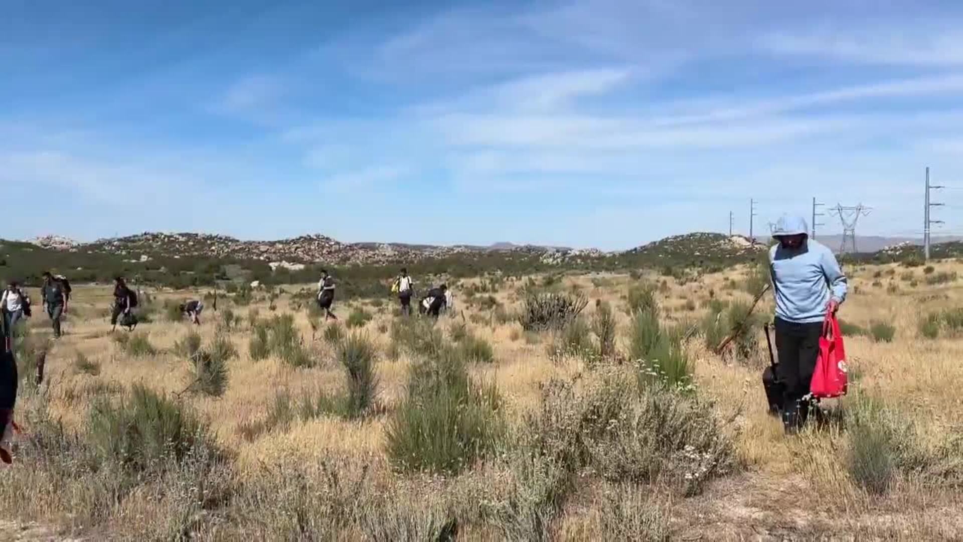 Frontera de EE.UU. con México en Jacumba, California