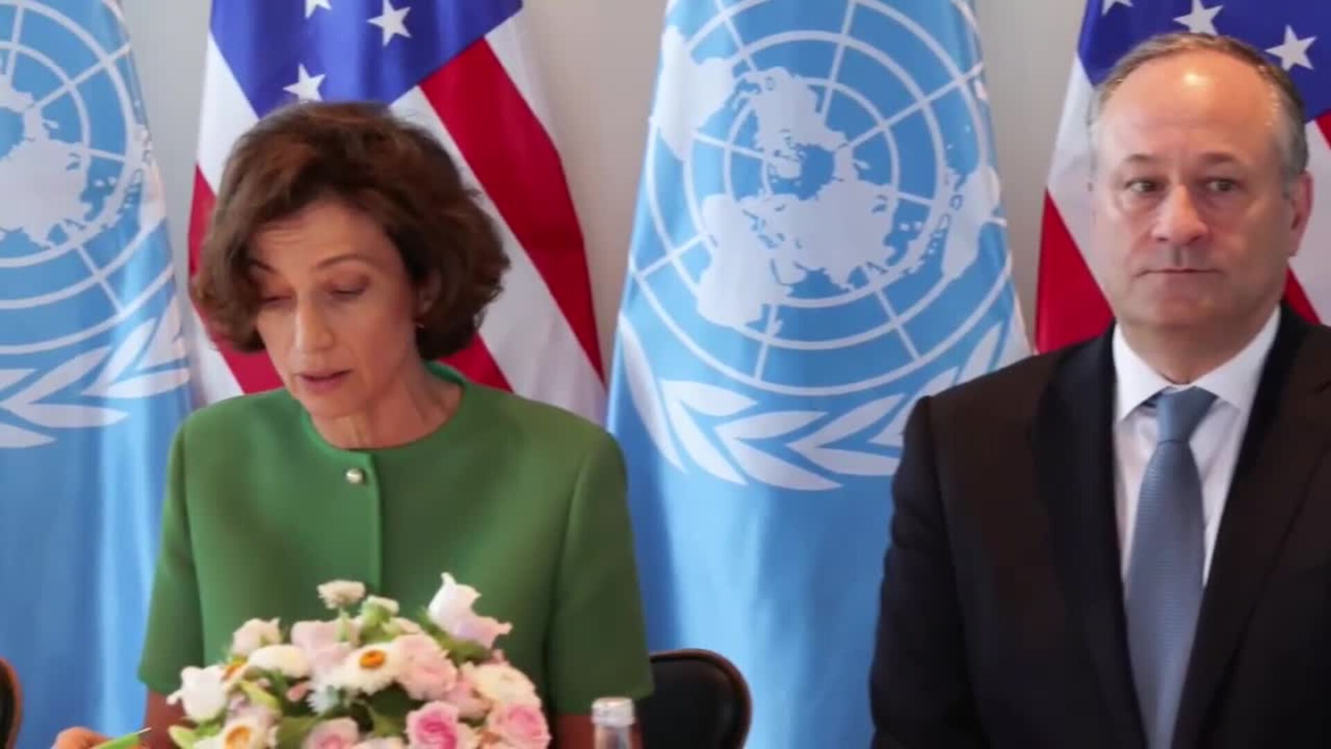 Douglas Enhoff, el marido de Kamala Harris, participa en una ...