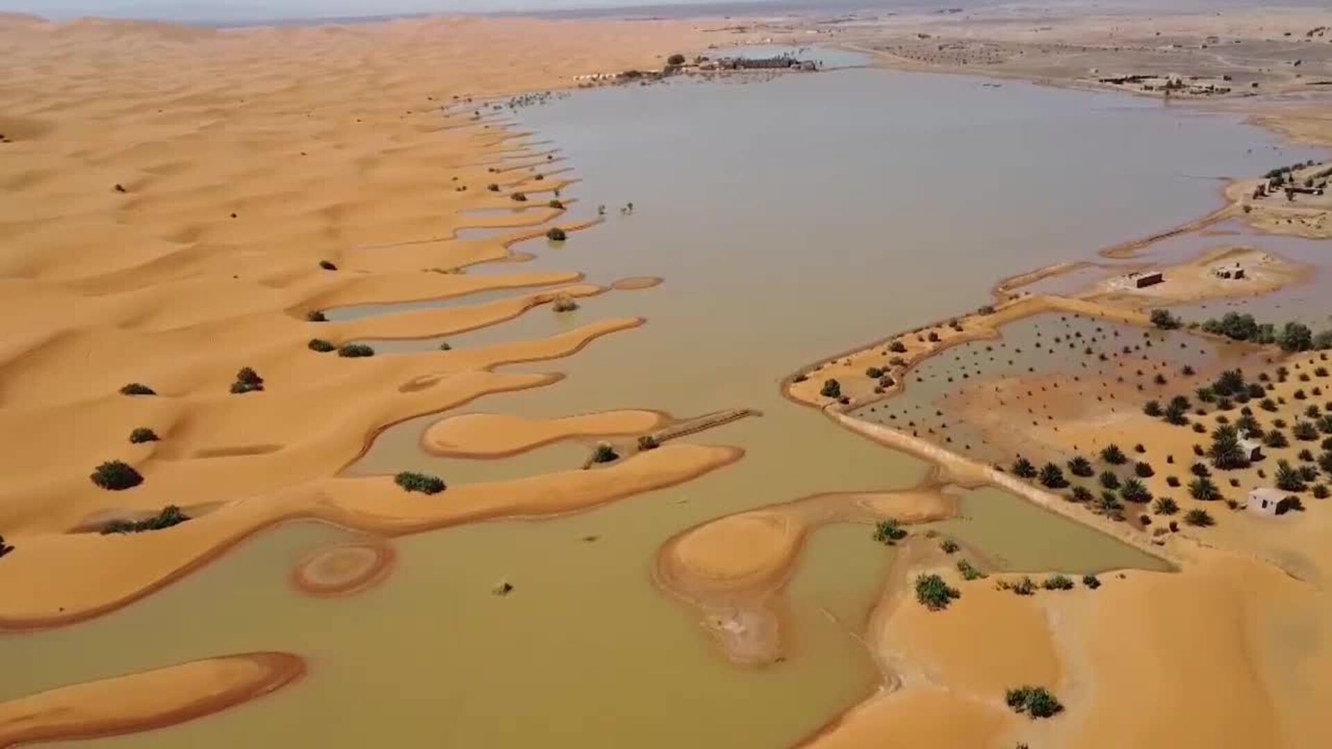 Un lago seco en Marruecos revive tras 50 años gracias a lluvias ...