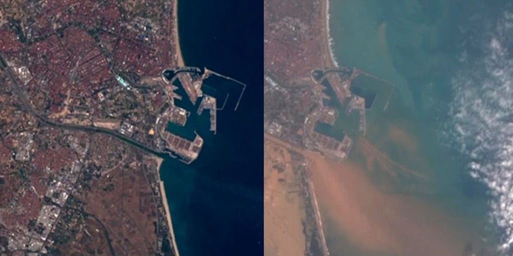 Los satélites de la NASA muestran la catástrofe de la DANA en Valencia ...