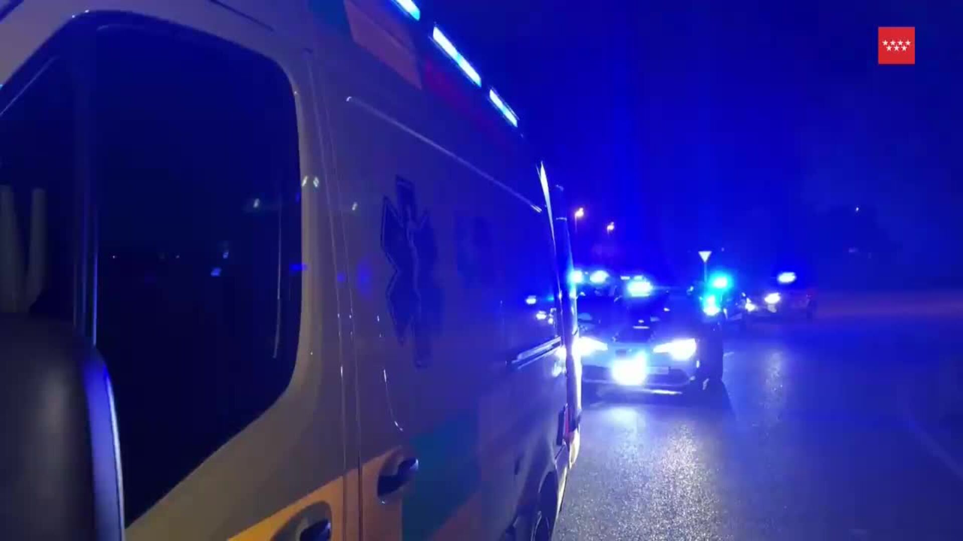 Un motorista, muy grave al salirse de la vía M-506, en Alcorcón (Madrid)