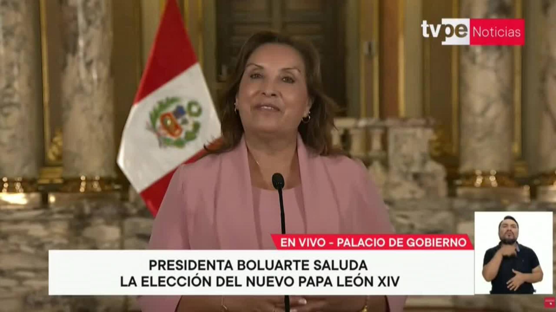 Boluarte: Robert Francis Prevost se nacionalizó peruano como expresión ...
