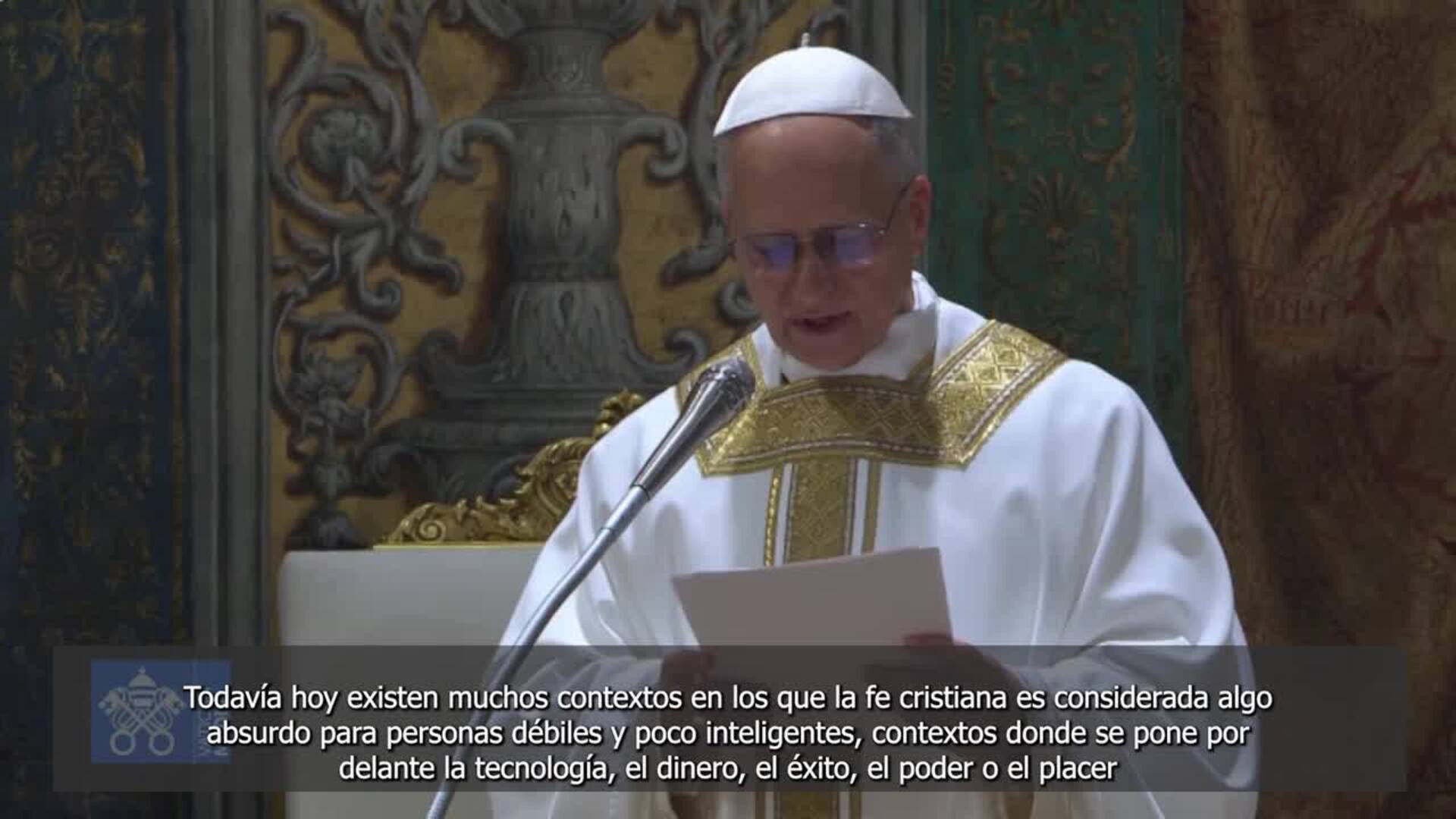 Así ha sido la primera misa del Papa León XIV con un claro mensaje a ...