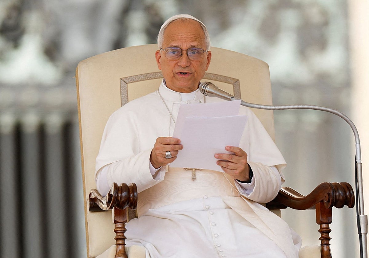 El Papa León XIV asegura su «profunda cercanía al pueblo palestino de Gaza»
