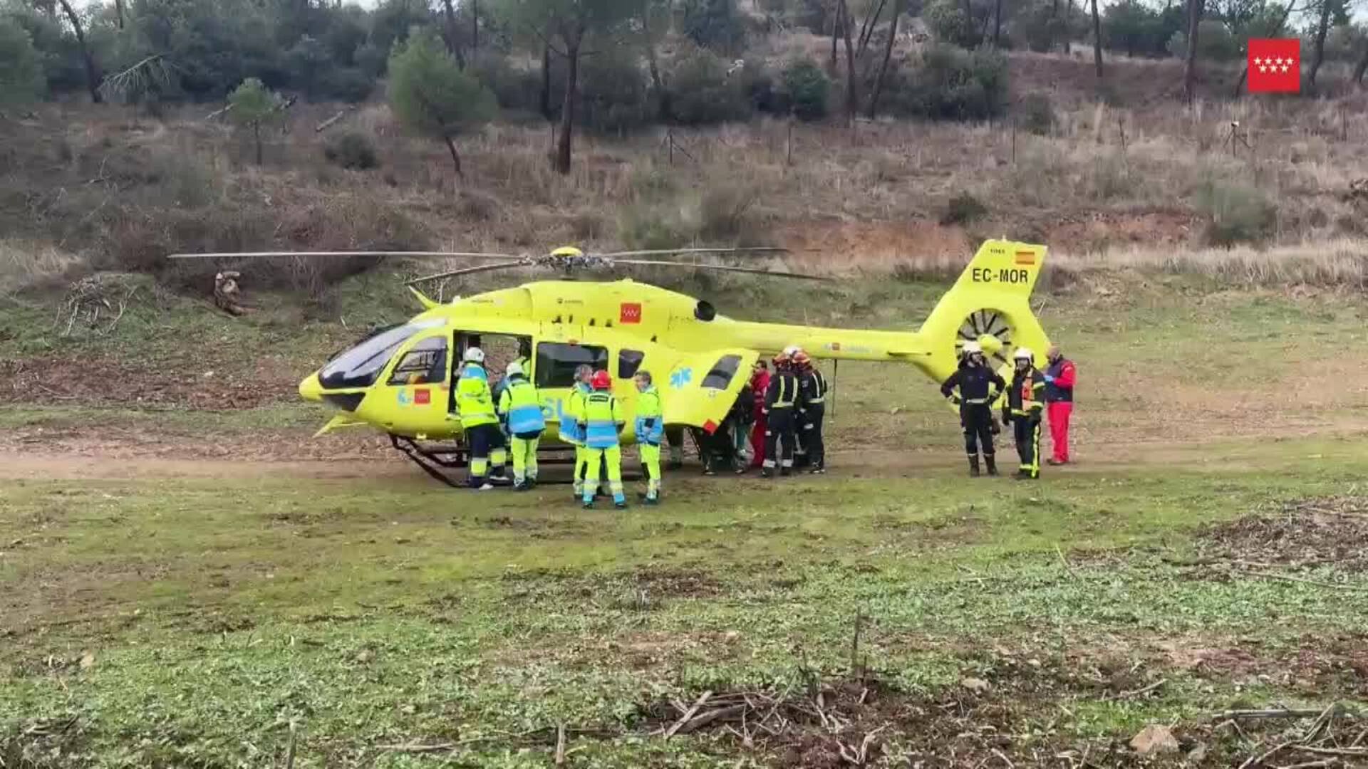 Tres heridos, uno de ellos muy grave, en un choque en la M-501 en Navas ...
