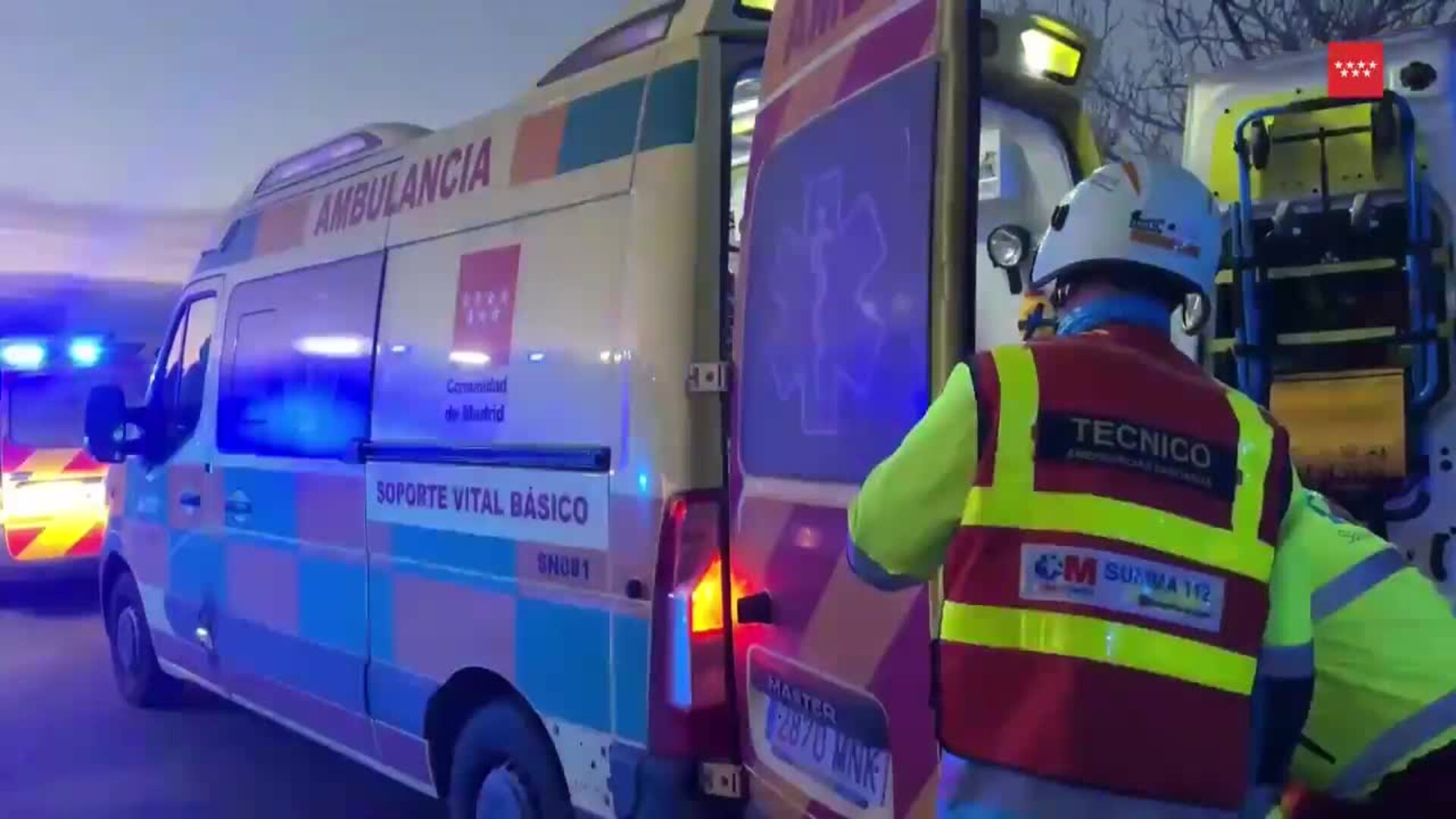 Seis heridos en un accidente múltiple en la M-507 en Navalcarnero