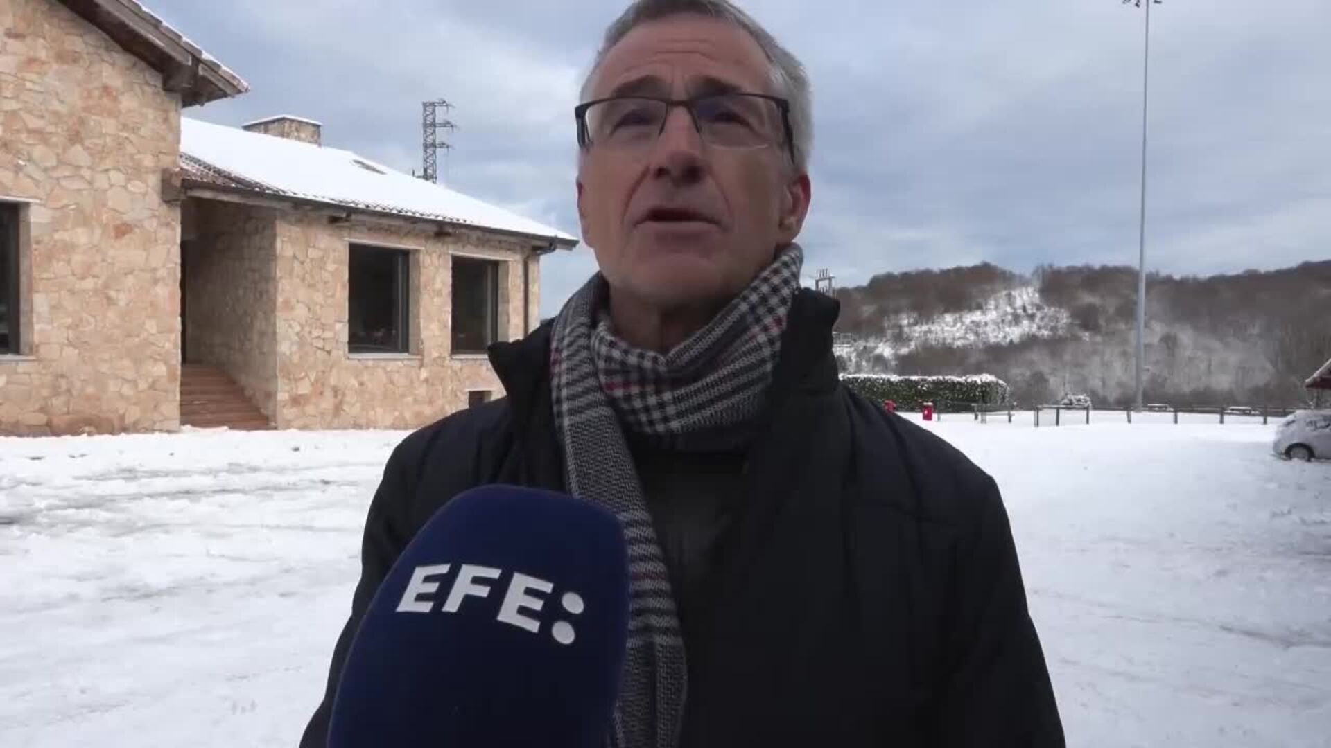 Frío y nieve en Navarra