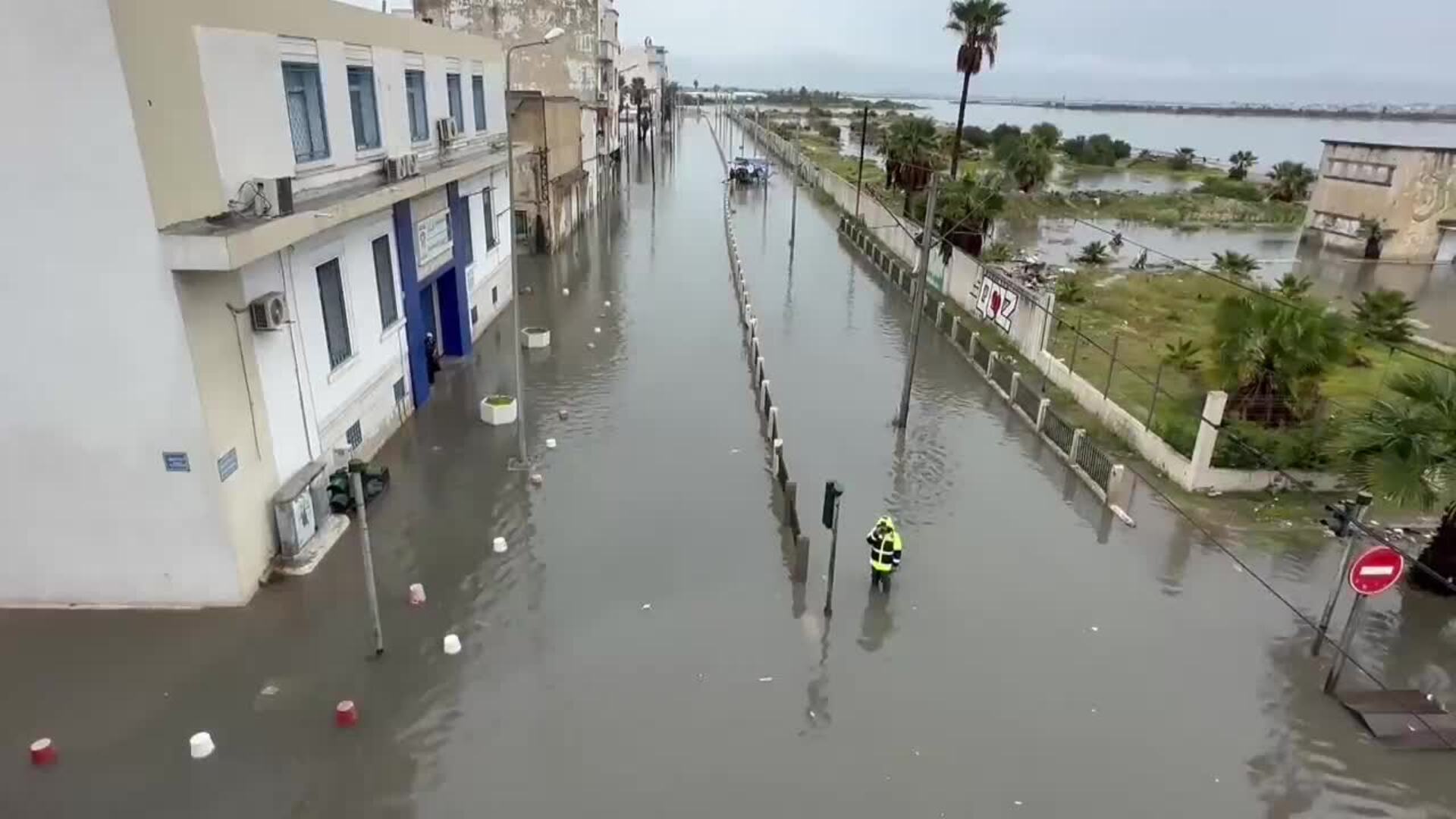 Al menos tres muertos por las fuertes inundaciones en Túnez