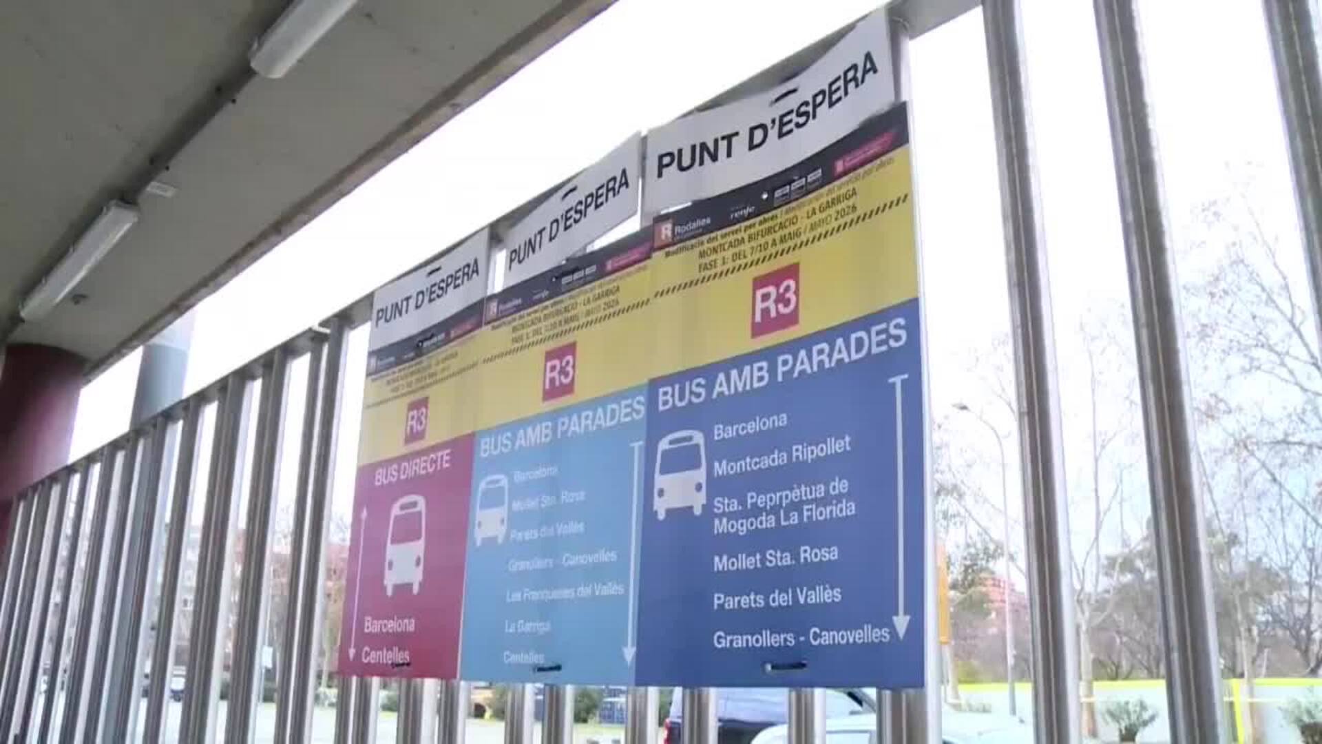 La suspensión del servicio de Rodalies complica la movilidad en Cataluña