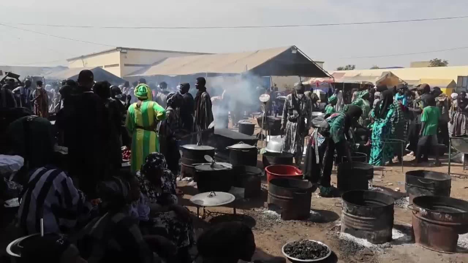 La comunidad musulmana de Baye Fall en Senegal celebra el iftar