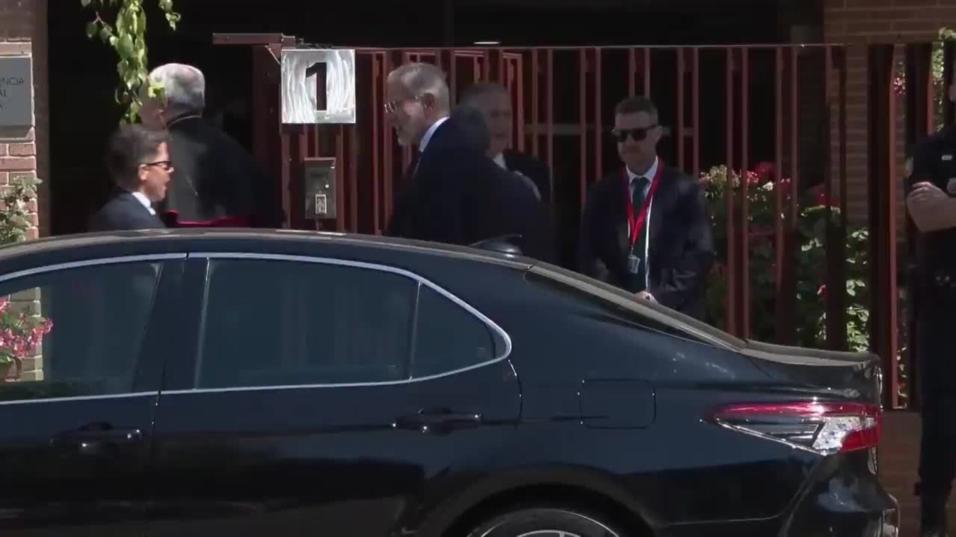 El Papa llega a la Conferencia Episcopal