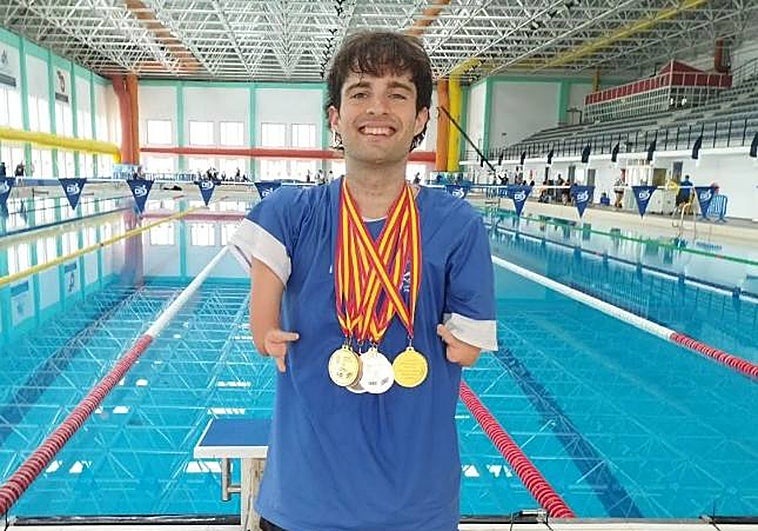 David Sánchez arrasa en el Campeonato de España ganando seis medallas