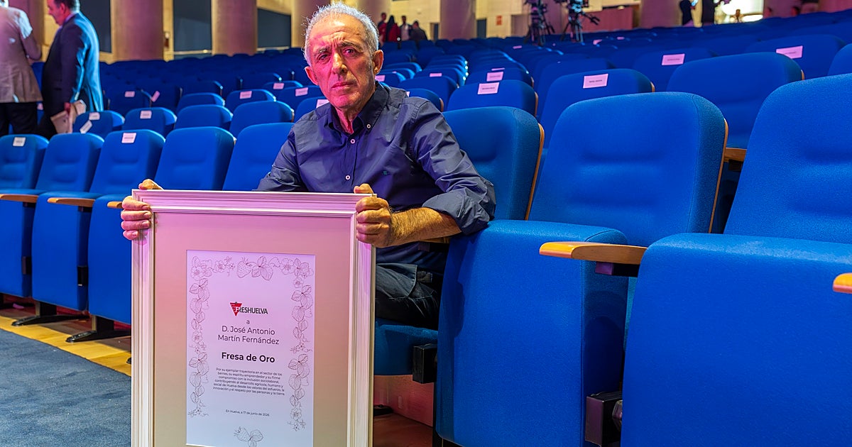 José Antonio Martín, empresario de la fresa de Huelva premiado: «Estuve ...