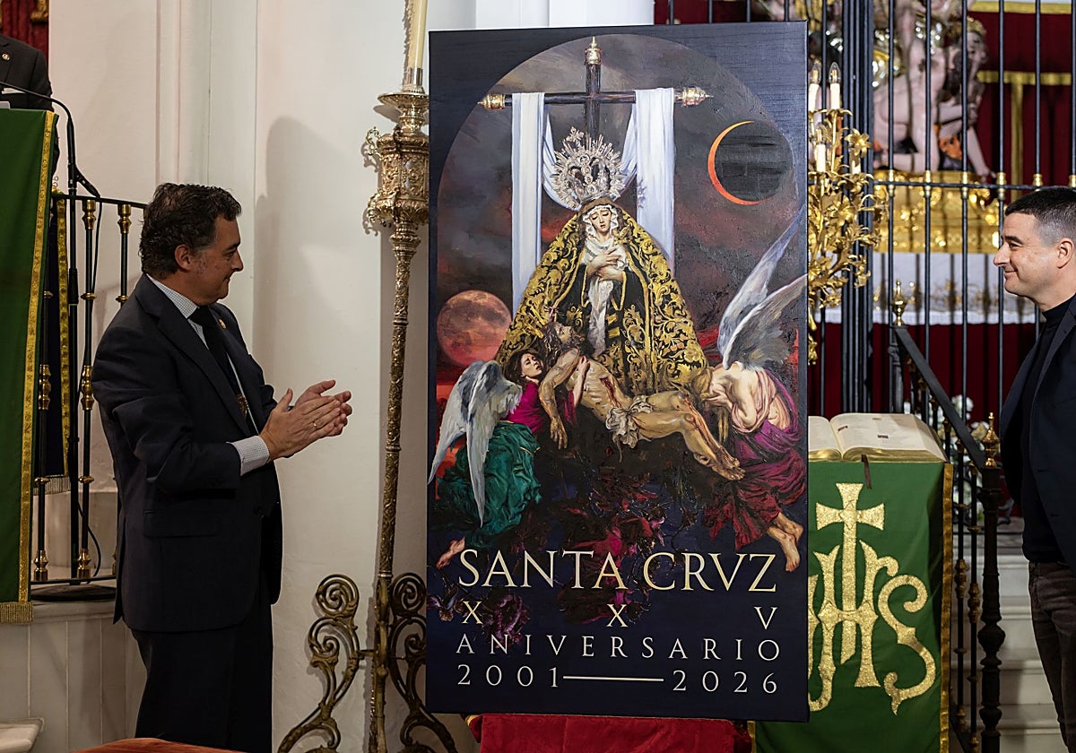 Así es el cartel conmemorativo del 25º aniversario de la Cofradía de la ...