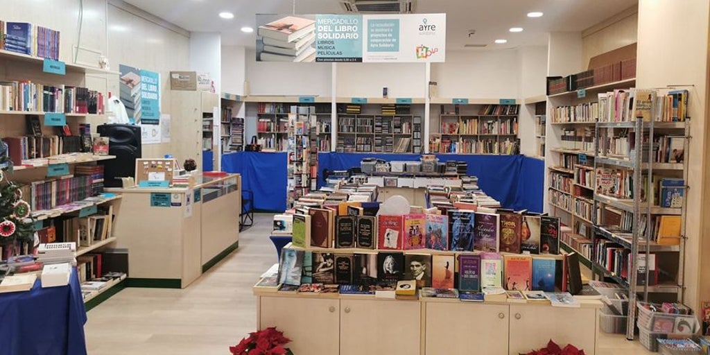 La libreria de Ayre Solidario regresa este sábado al centro comercial Holea
