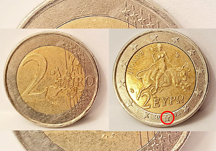 La curiosa moneda de dos euros que puedes vender por más de 1.000 € si ...