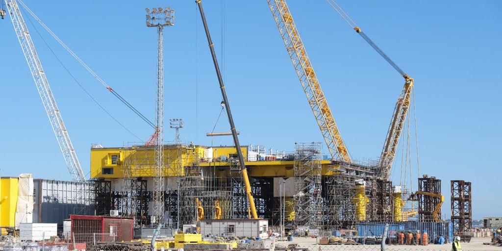 Emerge en La Cabezuela la primera de las cinco plataformas que tiene ...