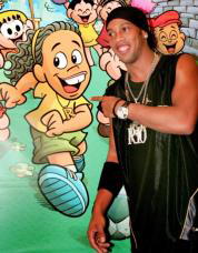 Ronaldinho se convierte en personaje de comic en su año mágico