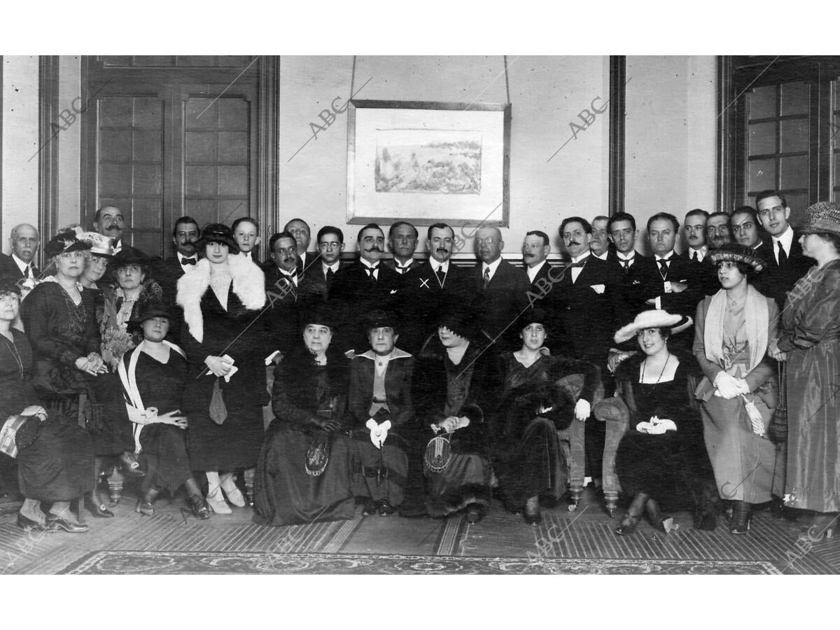 El ministro de la república Cubana, Sr. García Kohly (X), en la ...