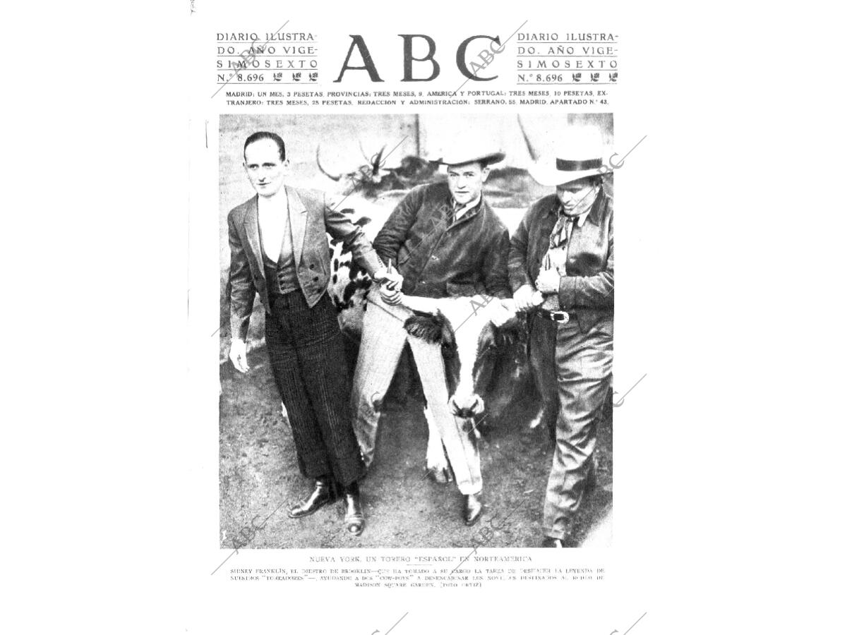 Periódico ABC MADRID 08-11-1930,portada - Archivo ABC