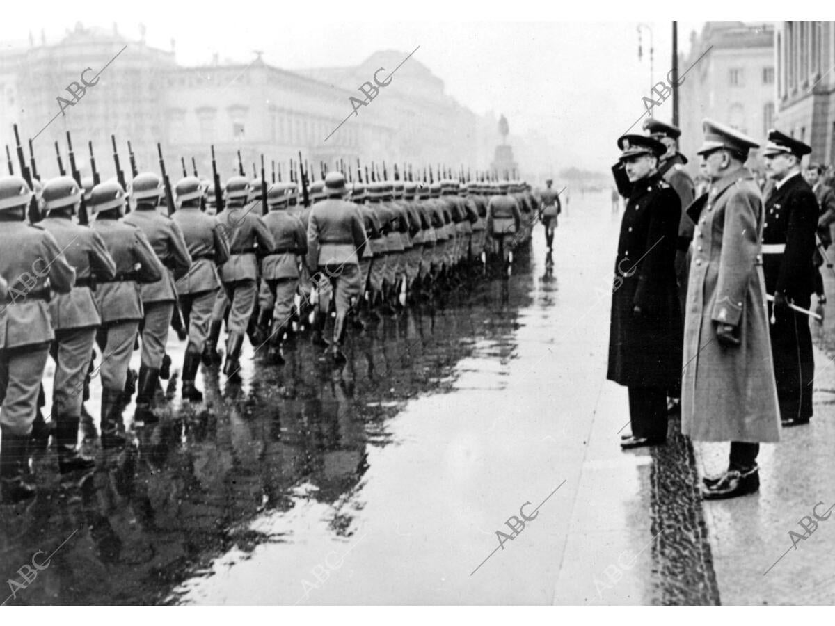 Ramón Serrano Suñer en su visita A Berlín - Archivo ABC