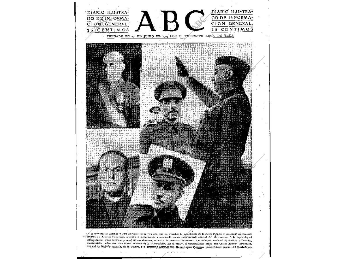 Periódico ABC SEVILLA 05-09-1942,portada - Archivo ABC