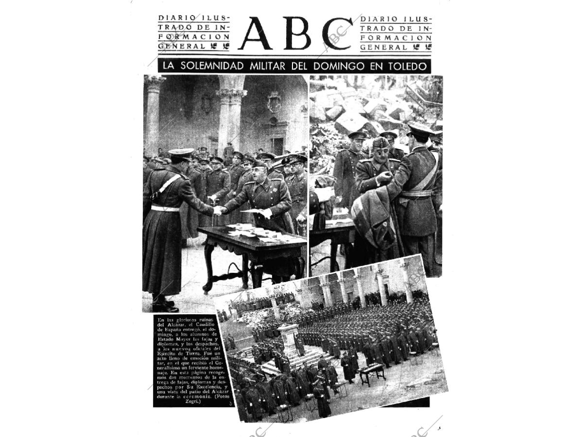 Periódico ABC MADRID 22-12-1942,portada - Archivo ABC