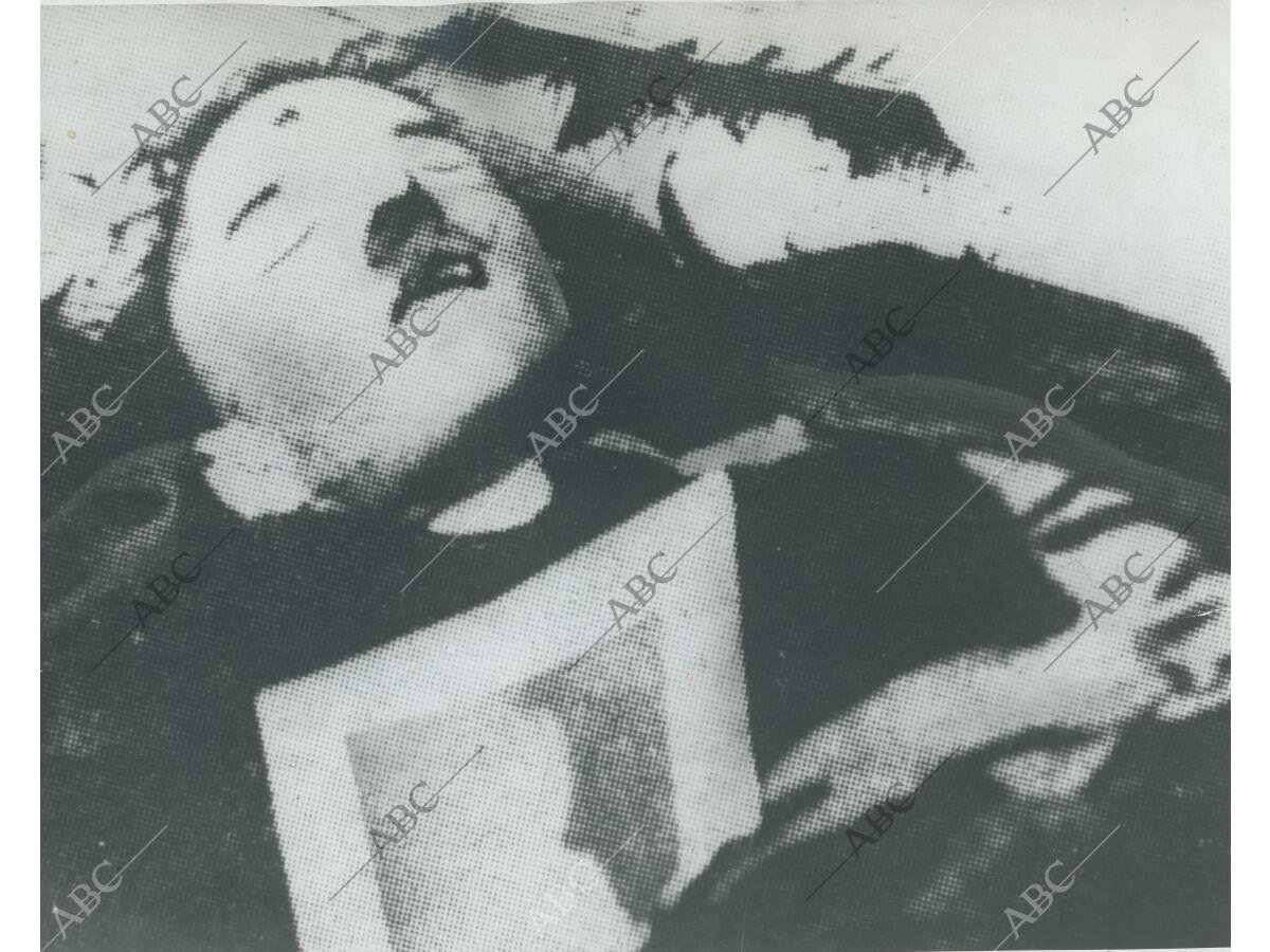 Única fotografía de Adolf Hitler muerto, realizada por su médico ...