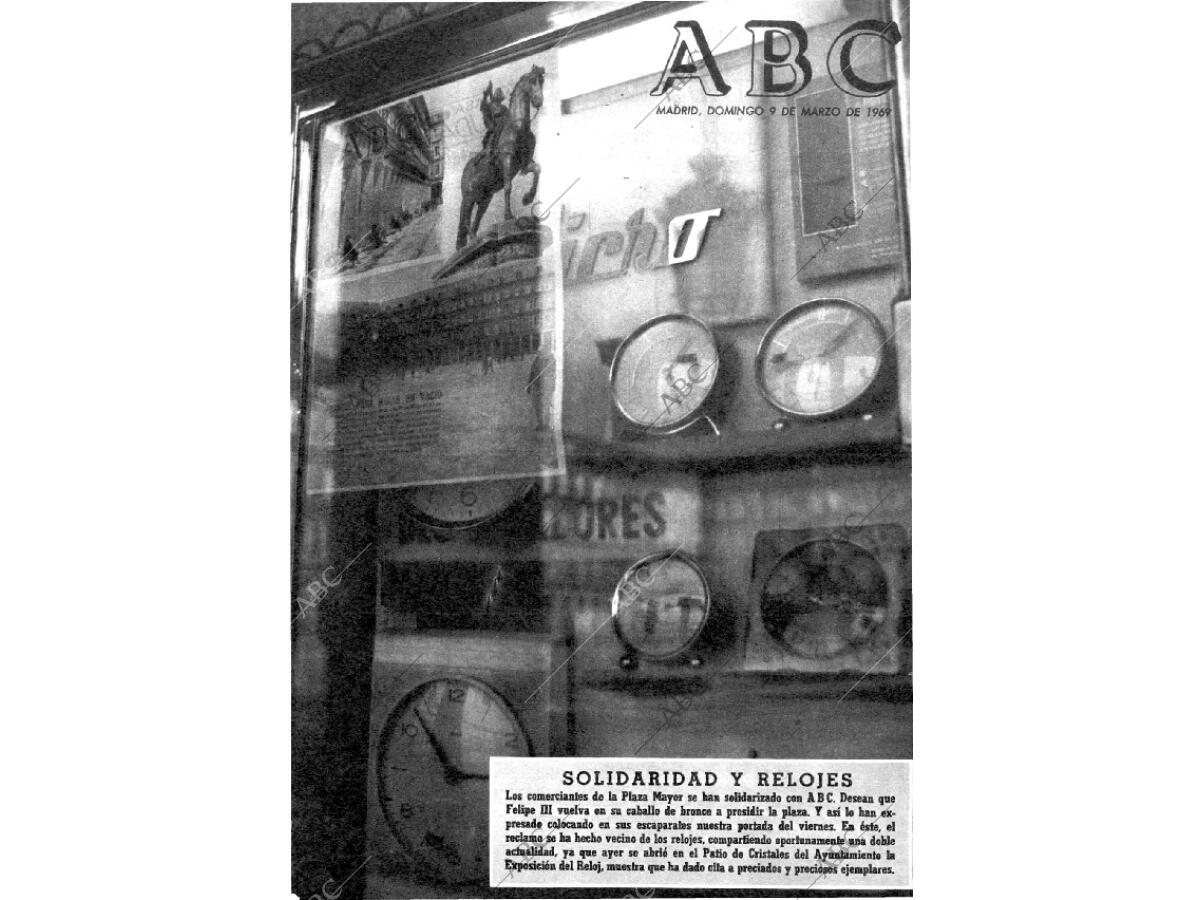 Periódico ABC MADRID 09-03-1969,portada - Archivo ABC