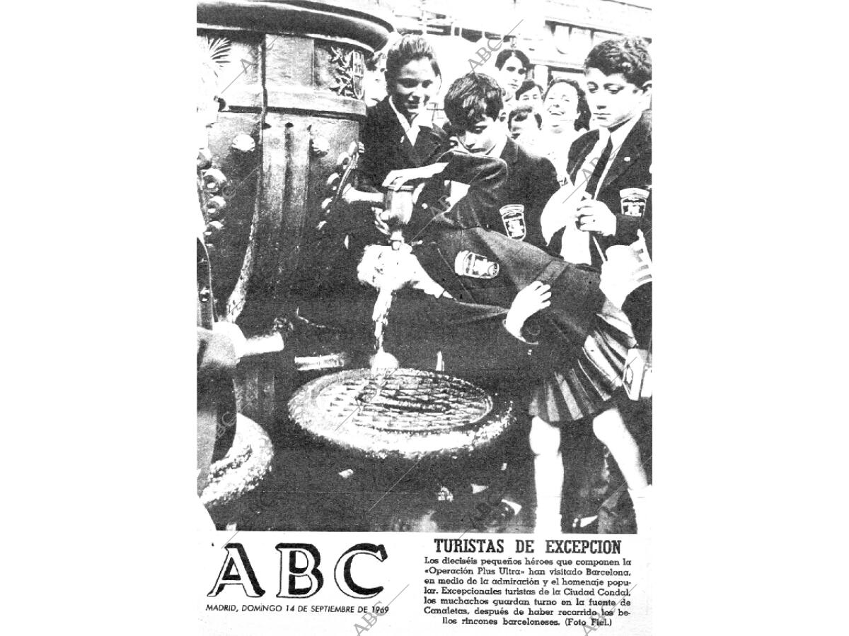 Periódico ABC MADRID 14-09-1969,portada - Archivo ABC