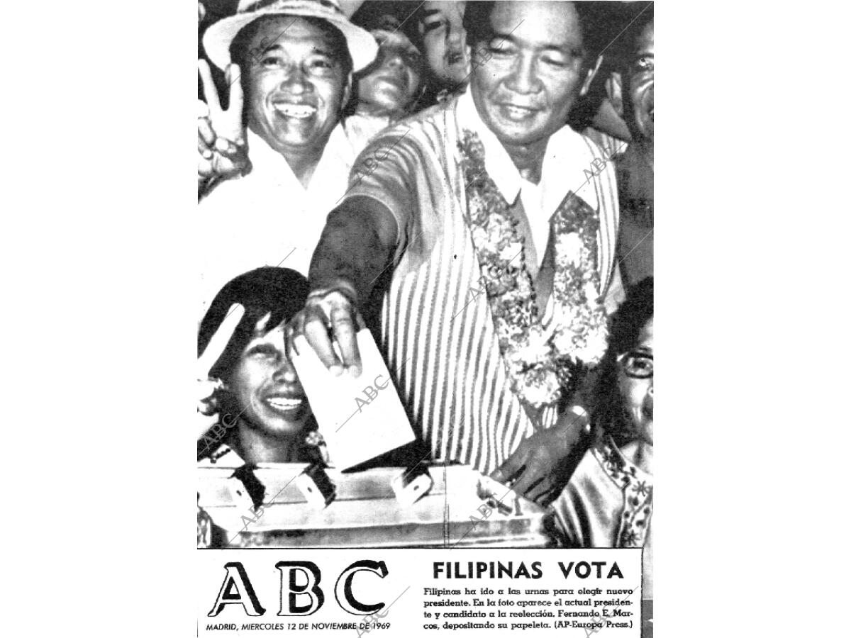 Periódico ABC MADRID 12-11-1969,portada - Archivo ABC