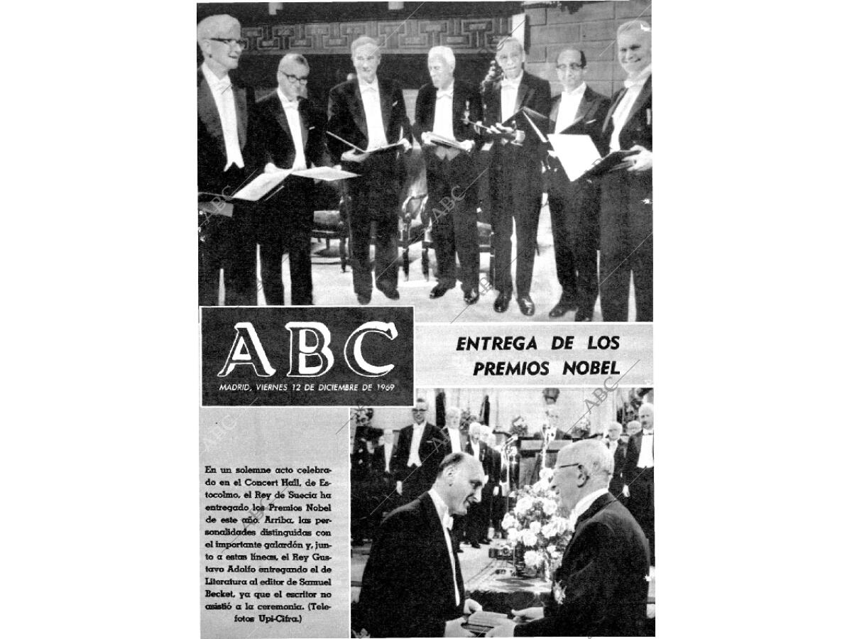 Periódico ABC MADRID 12-12-1969,portada - Archivo ABC