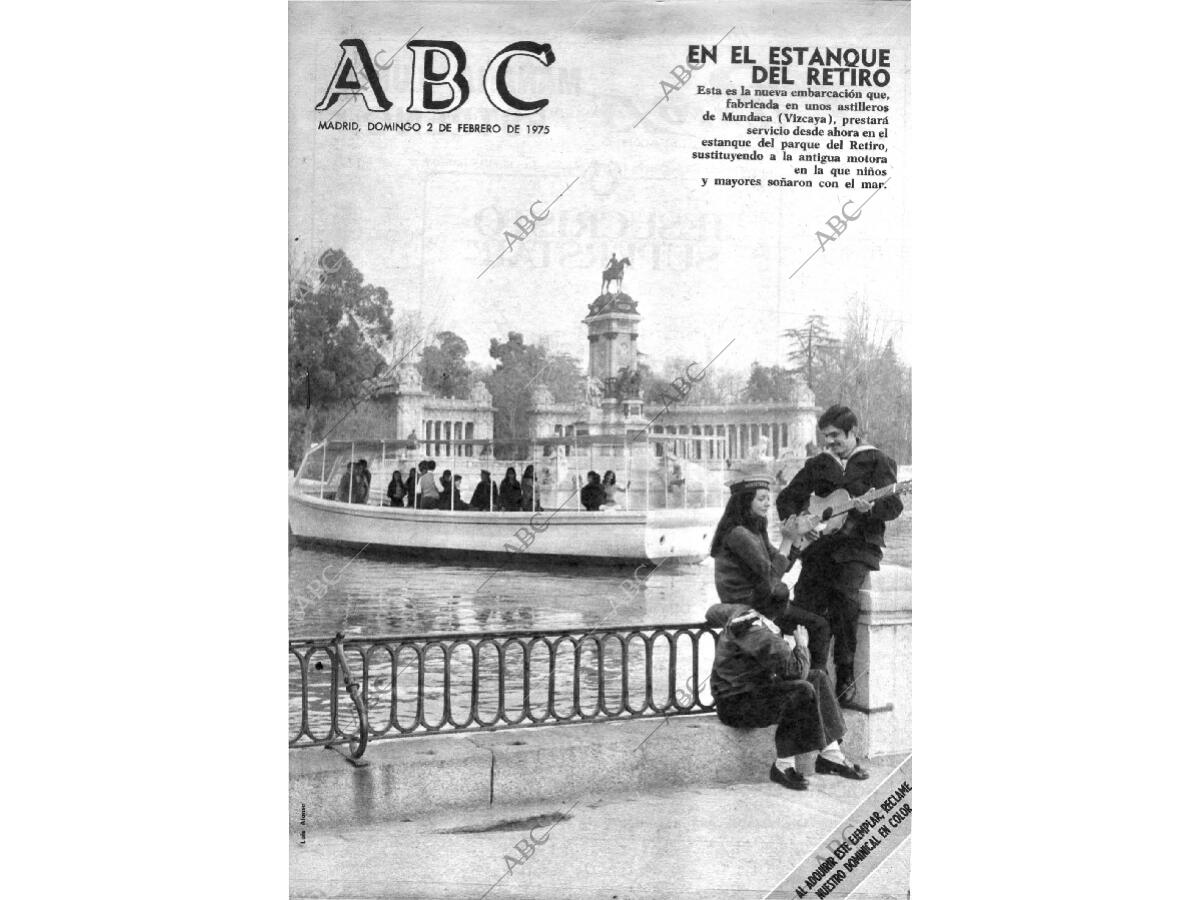 Periódico ABC MADRID 02-02-1975,portada - Archivo ABC