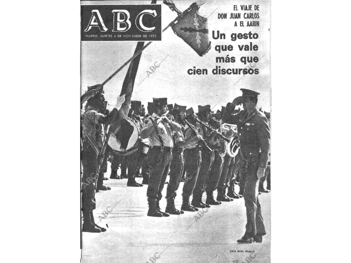 Periódico ABC MADRID 04-11-1975,portada - Archivo ABC