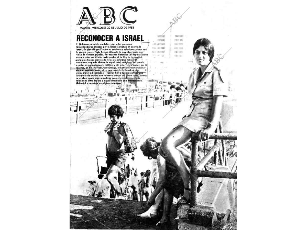 Periódico ABC MADRID 20-07-1983,portada - Archivo ABC