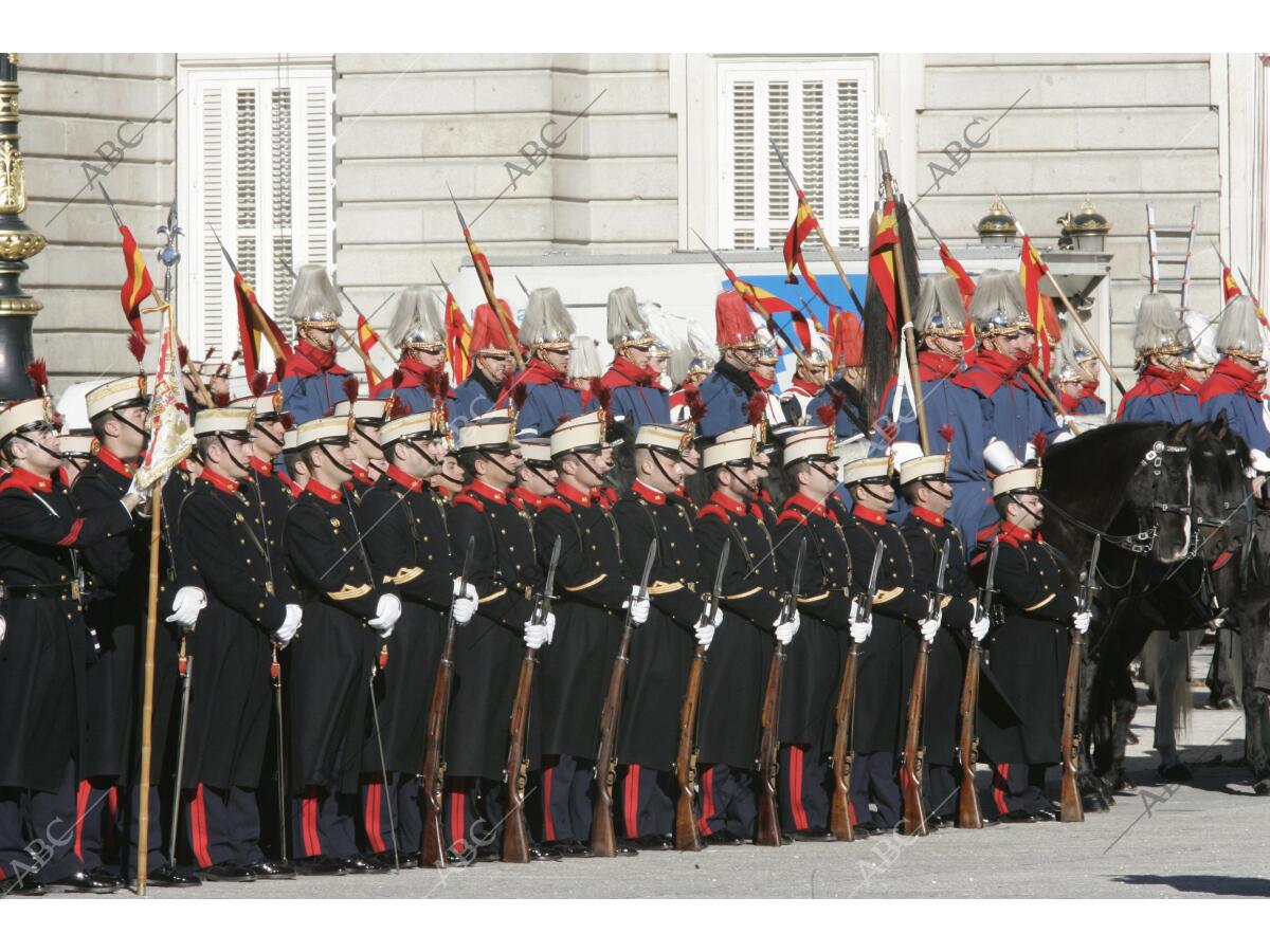 La Guardia Real durante los actos celebrados con motivo de la ...