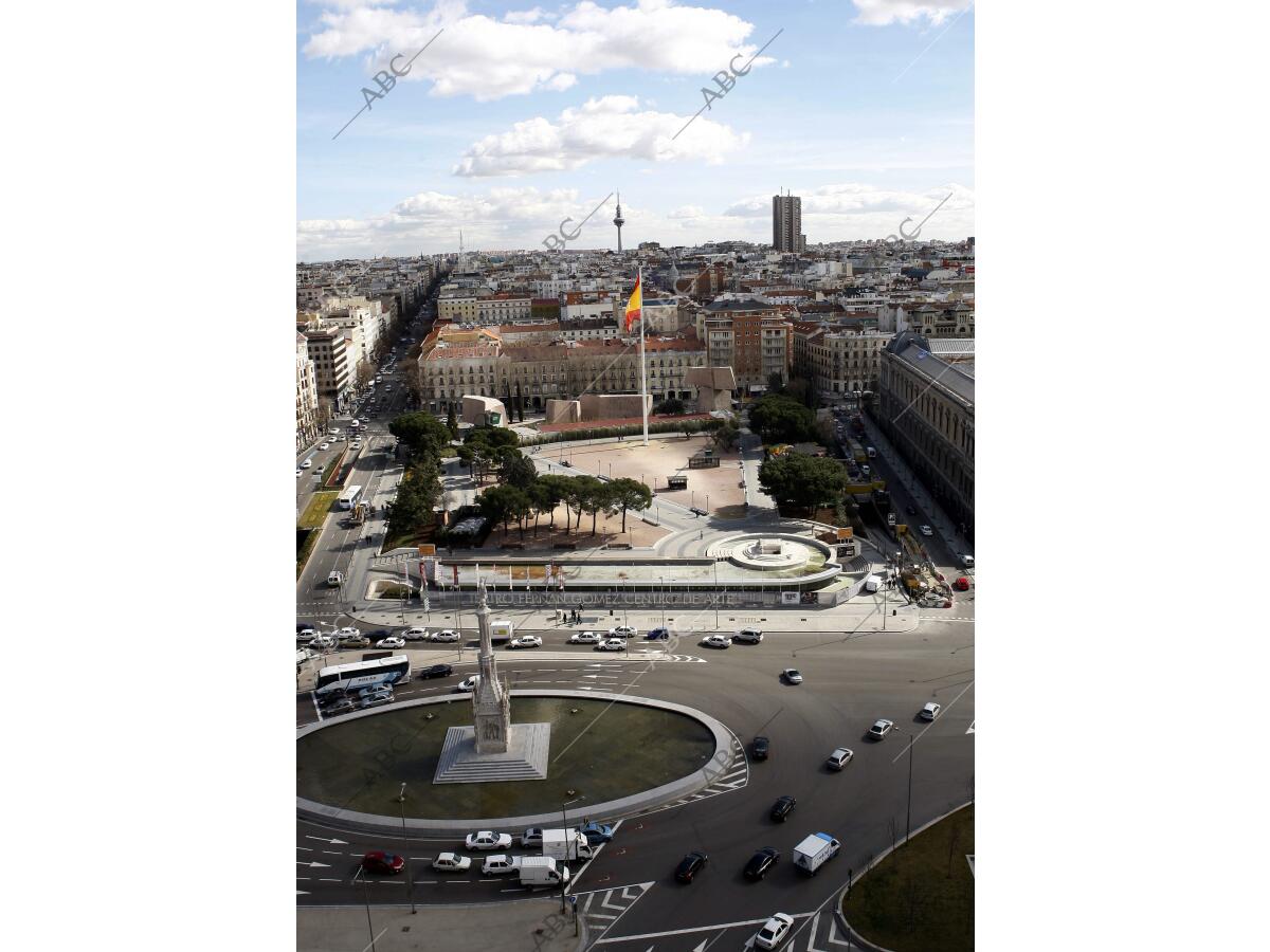 Vistas Aéreas de la plaza de Colón - Archivo ABC