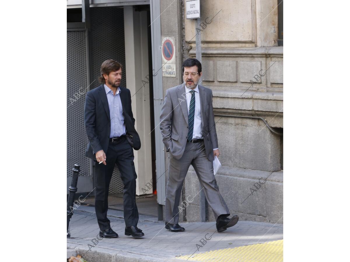 En la imagen, los jueces Pedraz y Andreu - Archivo ABC