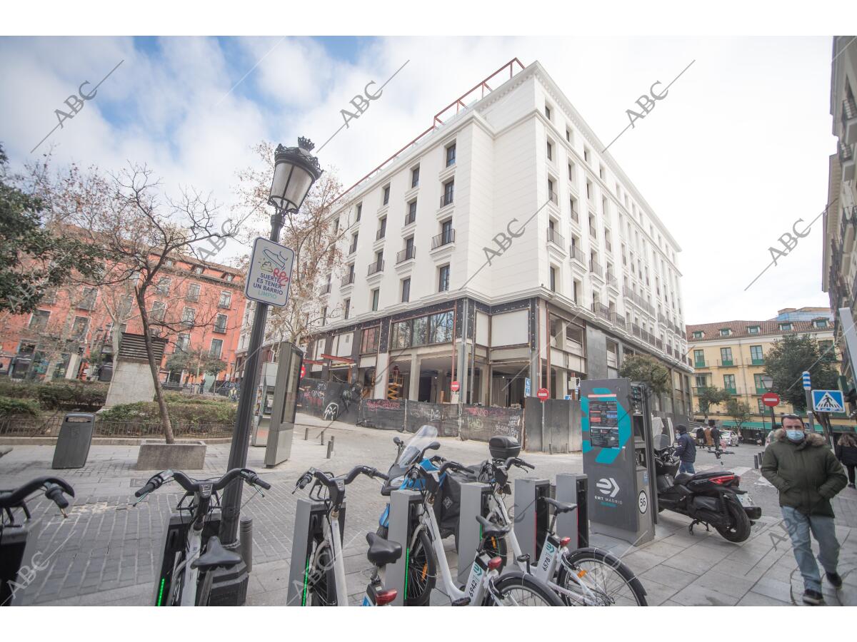 En la imagen, antiguos cines Acteon, en la calle Montera, 25, que será ...