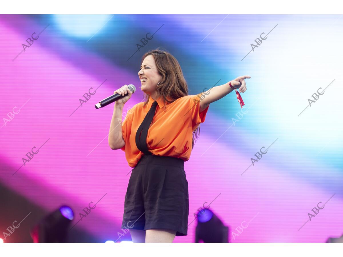 Wanda Metropolitano. Concierto cadena 100. 30 Aniversario. Nena Daconte - Archivo ABC