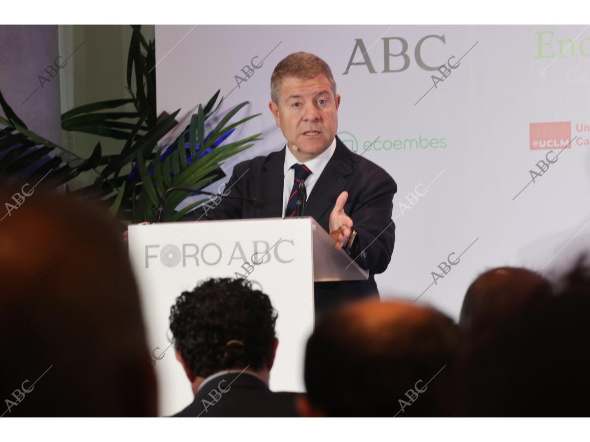 Foro ABC con el presidente de Castilla La Mancha, Emiliano García Page... - Archivo ABC