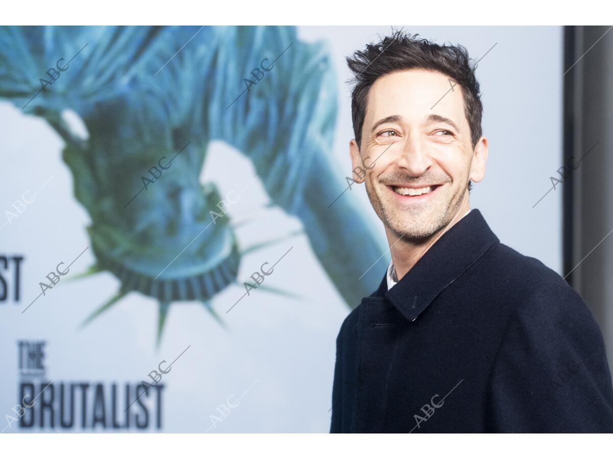El actor estadounidense Adrien Brody presenta «The Brutalist» - Archivo ABC