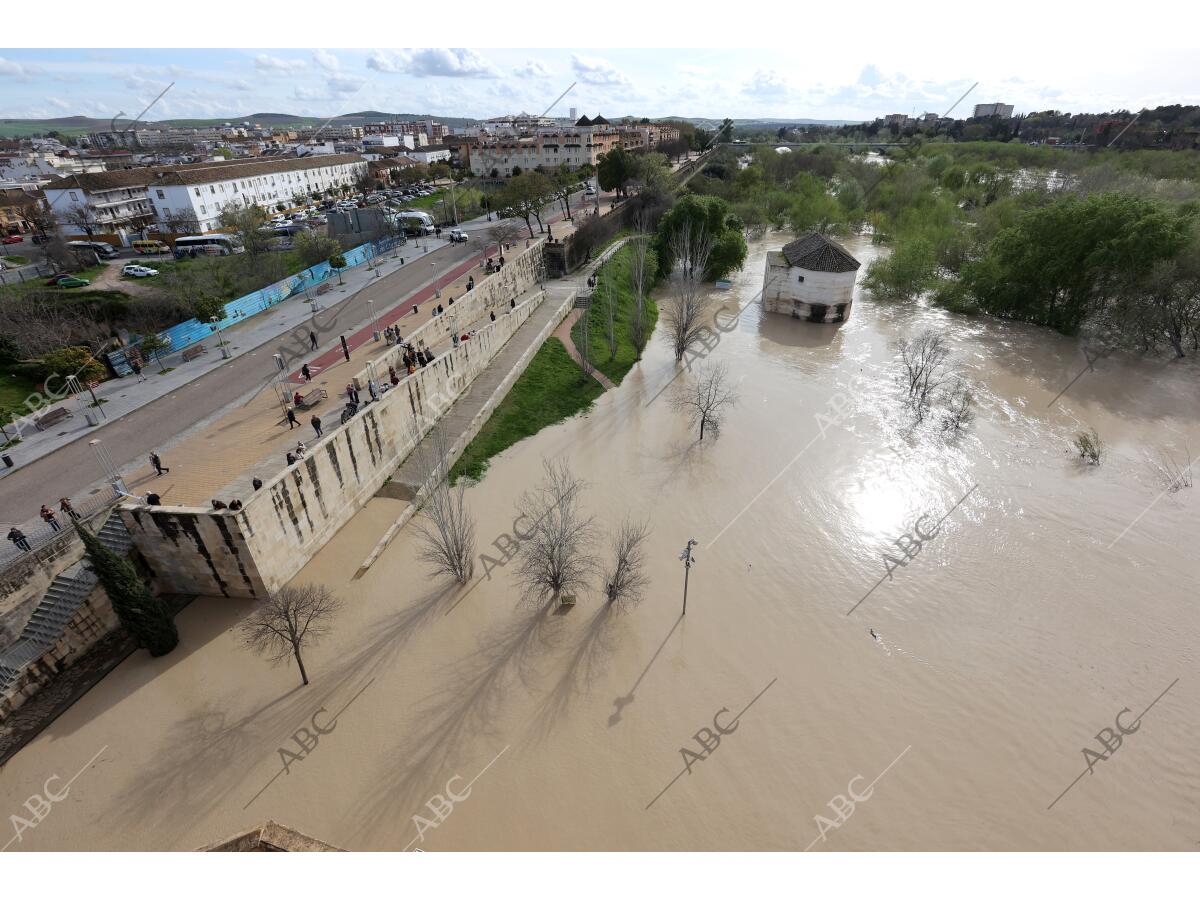 La lluvia, borrascas y la crecida del río Guadalquivir provocan ...