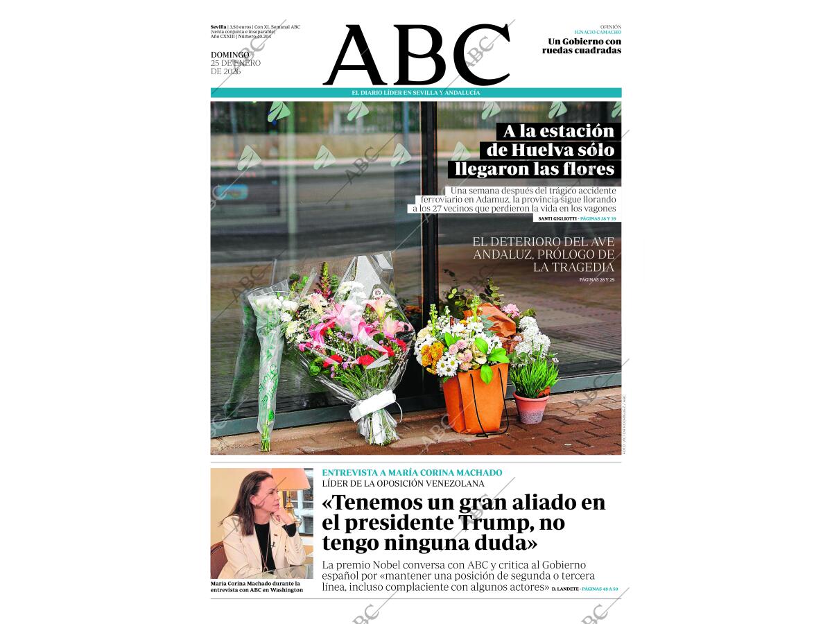 Periódico ABC SEVILLA 25-01-2026,portada - Archivo ABC